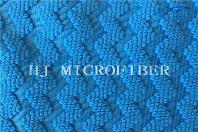 Cina Grande panno di pulizia di Microfiber del tessuto della perla del jacquard blu di colore per l'asciugamano ed il tessuto domestico in vendita
