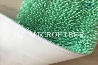 China Chenillegewebe-Mopp-Kopf-Mopp-Ersatz-Auflagen grüne Farbe-Microfiber kleine zu verkaufen