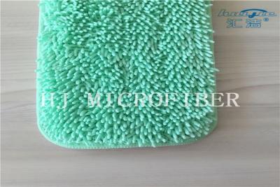 China Chenillegewebe-Mopp-Kopf-Mopp-Ersatz-Auflagen grüne Farbe-Microfiber kleine zu verkaufen