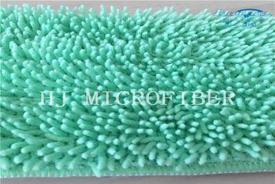 China Chenillegewebe-Mopp-Kopf-Mopp-Ersatz-Auflagen grüne Farbe-Microfiber kleine zu verkaufen