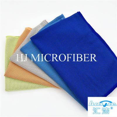 Cina Asciugamano variopinto 40*60cm del quadrato della spiaggia di Microfiber della fabbrica di pulizia di colore blu diretto del panno in vendita