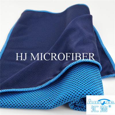 Cina Asciugamano variopinto 40*60cm del quadrato della spiaggia di Microfiber della fabbrica di pulizia di colore blu diretto del panno in vendita