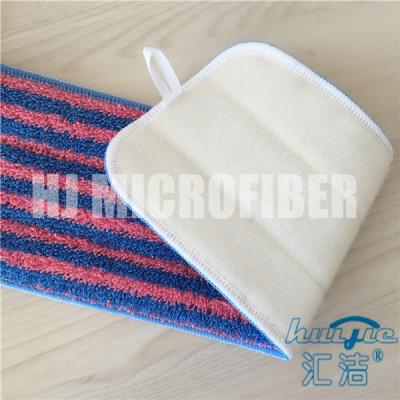 China 80% Polyester and 20% Polyamide Microfiber Wet Mop Pads / Microfiber Floor Mop for sale