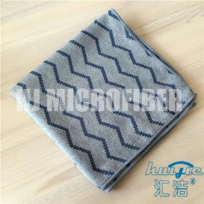 Cina La famiglia stile w del jacquard convogliata quadrato del panno di pulizia di Microfiber 40*40cm ha tricottato l'asciugamano di pulizia in vendita