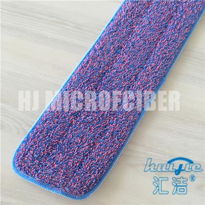 China Purple Mixed Blue Color Dyed Yarn Mops For Home Cleaning 80% Polyester 20% Polyamide Twist Pile Fabric for sale