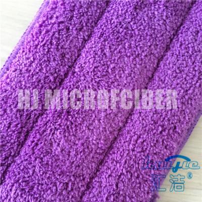 中国 Micofiber 80%ポリエステルおよび20%のポリアミドの珊瑚の羊毛の乾燥した平らな世帯のクリーニングのモップのパッド 販売のため