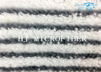 China Microfiber Fabric Coral Fleece Fabric With Grey Hard Wire Fabric Refill For Mops Customized Density for sale