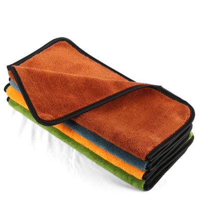Cina Asciugamano di Coral Fleece Car Washing Drying per assorbimento di acqua dei panni di pulizia dell'automobile di Microfiber della famiglia forte 13,77