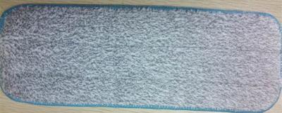 中国 灰色の編まれたmicrofiberの珊瑚の羊毛11*34 5mmのスポンジの塵モップのパッドを洗浄するフリー ハンド 販売のため