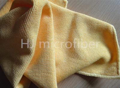 China Gele Grote Schoonmakende de Handdoek40*40 Microfiber Schoonmakende Handdoek van de Pareldoek Te koop