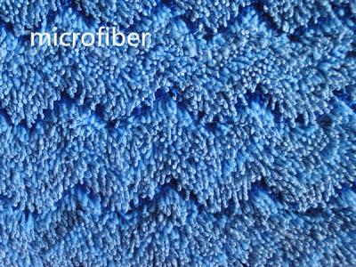 Cina la banda blu dell'onda di 13*51cm ha torto il cuscinetto di zazzera di polvere del pavimento del microfiber, teste di zazzera di polvere in vendita