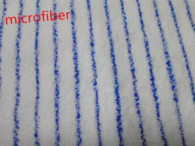 China 150cm van de het Koraalvacht van Microfiber van de Breedte Blauwe Draad Schoonmakende Doek Geweven de Vloerstof Te koop