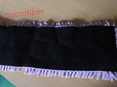 China Purpere Kleurrijke Natte de Zwabberstootkussens 13*47cm Haarlengte 2cm van Microfiber Grote Chenille Te koop