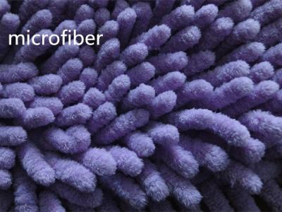 China Purpere Kleurrijke Natte de Zwabberstootkussens 13*47cm Haarlengte 2cm van Microfiber Grote Chenille Te koop