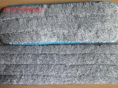 Cina lavaggio di corallo della carta bianca del vello tessuto cuscinetti bagnati grigi di zazzera di 13*47Cm Microfiber in vendita