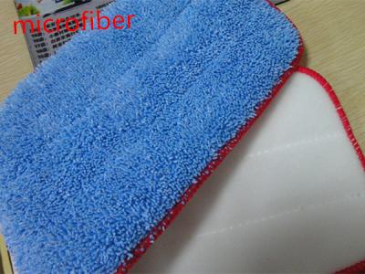 China 13 * o espanador molhado de 47Cm Microfiber acolchoa a limpeza de torção azul principal do assoalho da tela à venda