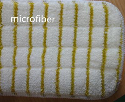 China De gele Geweven van de Zwabberstootkussens van Koraalmicrofiber Natte Stootkussens van de het Fluweel Super Dikke Nylon zelf-Adhensive Natte Zwabber Te koop