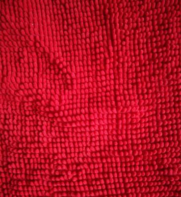 Microfiber 1200gsm κόκκινο μεγάλο Chenille 150cm πλάτος που χρησιμοποιείται όπως τα γάντια χαλιών