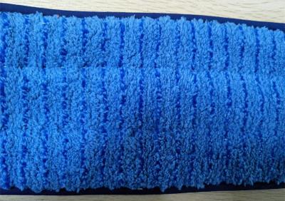 Cina Cuscinetti bagnati di zazzera del vello di corallo stridente blu rigido del cavo dell'impianto di lavaggio di Microfiber 13*47cm in vendita
