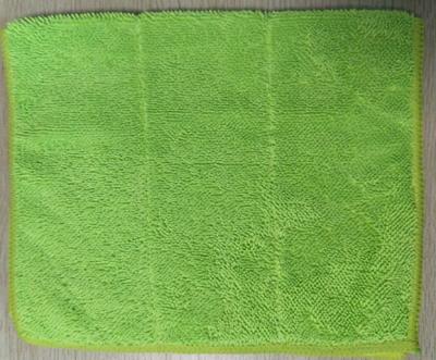 China Groene Verdraaide Nieuwe combinatieterry het Stofzwabber van Stoffenmicrofiber 25*35cm 480gsm Te koop