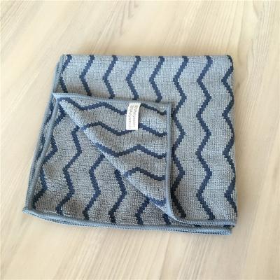 China 40x40cm Microfiber Weave Style Jacquard Pearl Cloth Auto Detailing Towel for sale