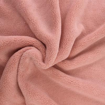 Cina 300GSM 80 poliammide Microfiber Coral Fleece For Hair Turban del poliestere 20 in vendita