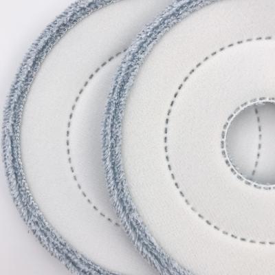 Κίνα κεφάλι Mop 23cm στρογγυλό Microfiber υγρό για τη σκούπα ατμού προς πώληση
