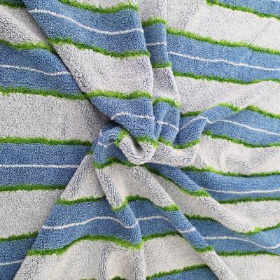 China Van de de Omloopstapel van de draaigaszuiveraar de Schoonmakende Doek 450gsm Blauwe Coral Fleece van Microfiber Te koop