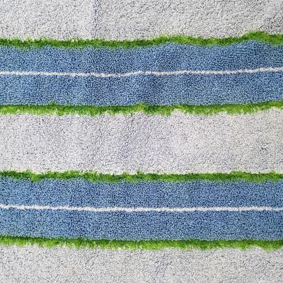 China Van de de Omloopstapel van de draaigaszuiveraar de Schoonmakende Doek 450gsm Blauwe Coral Fleece van Microfiber Te koop