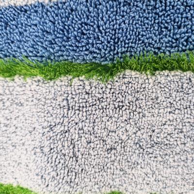 China Van de de Omloopstapel van de draaigaszuiveraar de Schoonmakende Doek 450gsm Blauwe Coral Fleece van Microfiber Te koop