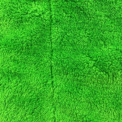 中国 ポリエステル ポリアミドのMicrofiberの清拭布の緑の珊瑚の羊毛30x30 販売のため