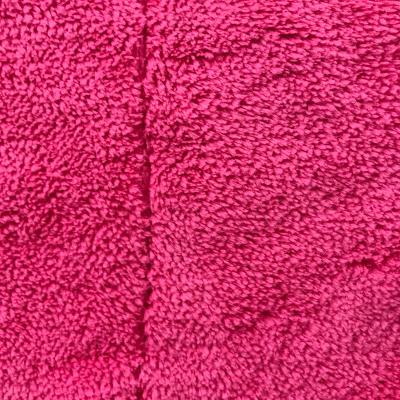 中国 20%のポリアミドのMicrofiberの清拭布の赤サンゴの羊毛40x40テリー タオル 販売のため