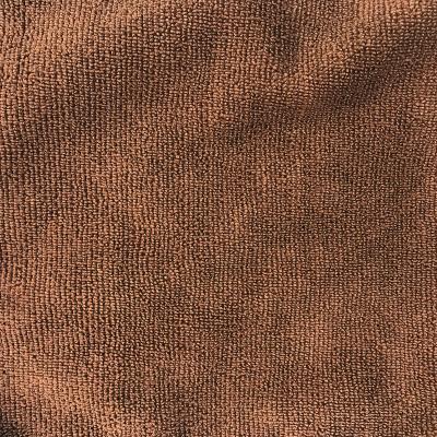 中国 ブラウンMicrofiberの生地40x40を編むゆがみは80%ポリエステルを配管した 販売のため
