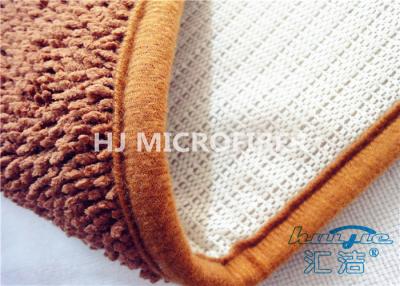 China Super Absorbent Brown Bath Mat Non Slip Bathroom Mats For Homes / Hotels for sale