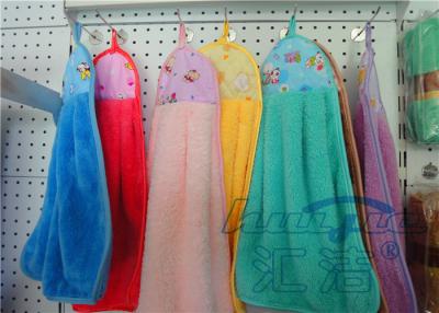 Cina bottone di corallo dell'a cristallo degli asciugamani di asciugacapelli del turbante di Microfiber del vello della donna 350gsm in vendita