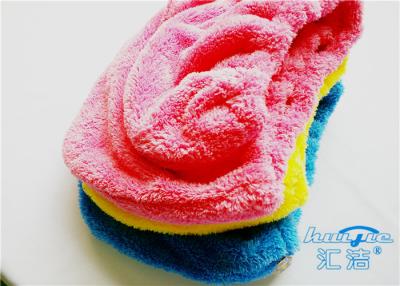 Cina Asciugamani di Microfiber del poliestere di porpora 80% per capelli, turbante dell'involucro dei capelli in vendita