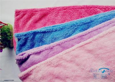 China Microfiber snel water-Absorbeert Natte de Tulbandhanddoek van de Haaromslag, snel Drogende Handdoeken Te koop
