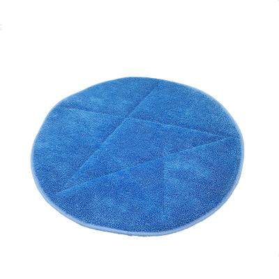 Cina forma rotonda di Microfiber del diametro di 48cm di zazzera del filato bagnato blu di PadsTwist in vendita