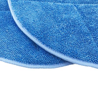 Cina forma rotonda di Microfiber del diametro di 48cm di zazzera del filato bagnato blu di PadsTwist in vendita