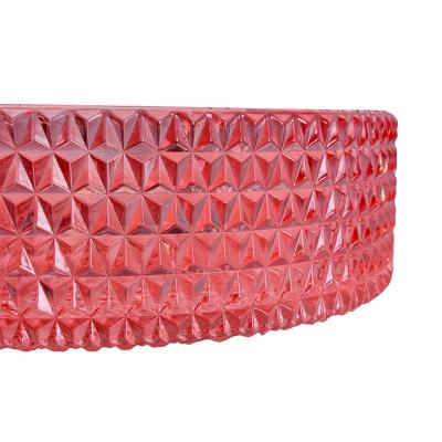 Cina Lavandini della nave del bagno del bacino di Crystal Glass Red Hand Wash in vendita