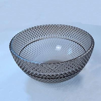 Cina Toilette intorno al bagno di vetro Crystal Transparent del lavandino nero della nave in vendita