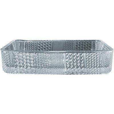 Cina Bagno lavandino quadrato cristallino 460mm 330mm 105mm lavandino a mano in vendita