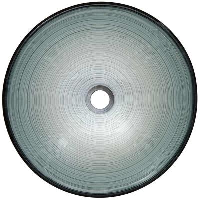 Chine Le navire argenté d'évier de verre trempé a balayé la ligne avec l'aluminium 420 * 420 * 145mm à vendre