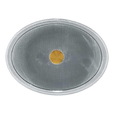China Opgezet Countertop van kras Bestand Crystal Clear Glass Vessel Basins Te koop