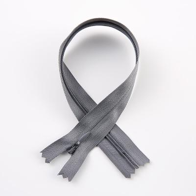 China #3 Nylon Invisible Zippers Cycling Pocket Close End Zipper For Garment for sale