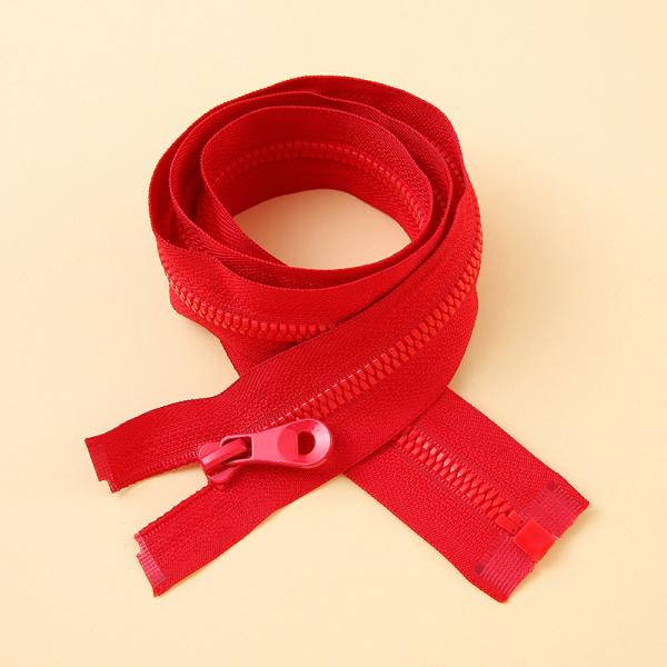 Quality Open End Design #5 Resin Coil Zipper Flame Retardant Coating For Luggage & Bags for sale