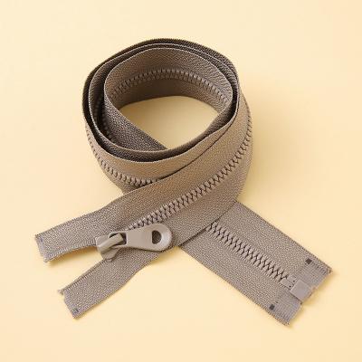 China Lightweight Resin 3# 5# 8# 10# Coil Zipper With Hard Material Thick Teeth for sale
