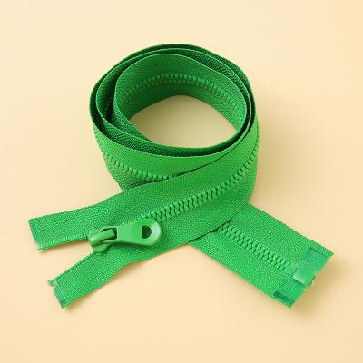 China Reliable Robust Open End Design #5 Resin Coil Zipper For Bags / Workwear for sale