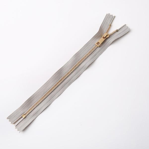 Quality Elegant #3 Metal Close End Zipper Lightweight Permanent Closed Bottom Zipper for sale