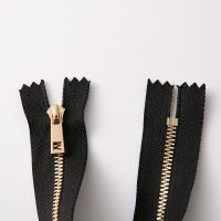 Quality Secure Fastening #3 Metal Zippers Eco Friendly Close End Zippers With Standard for sale